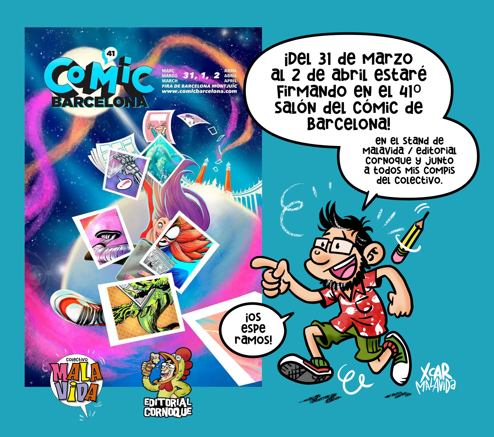 XCAR Malavida en el 41º Salón del cómic de Barcelona | XCAR Malavida